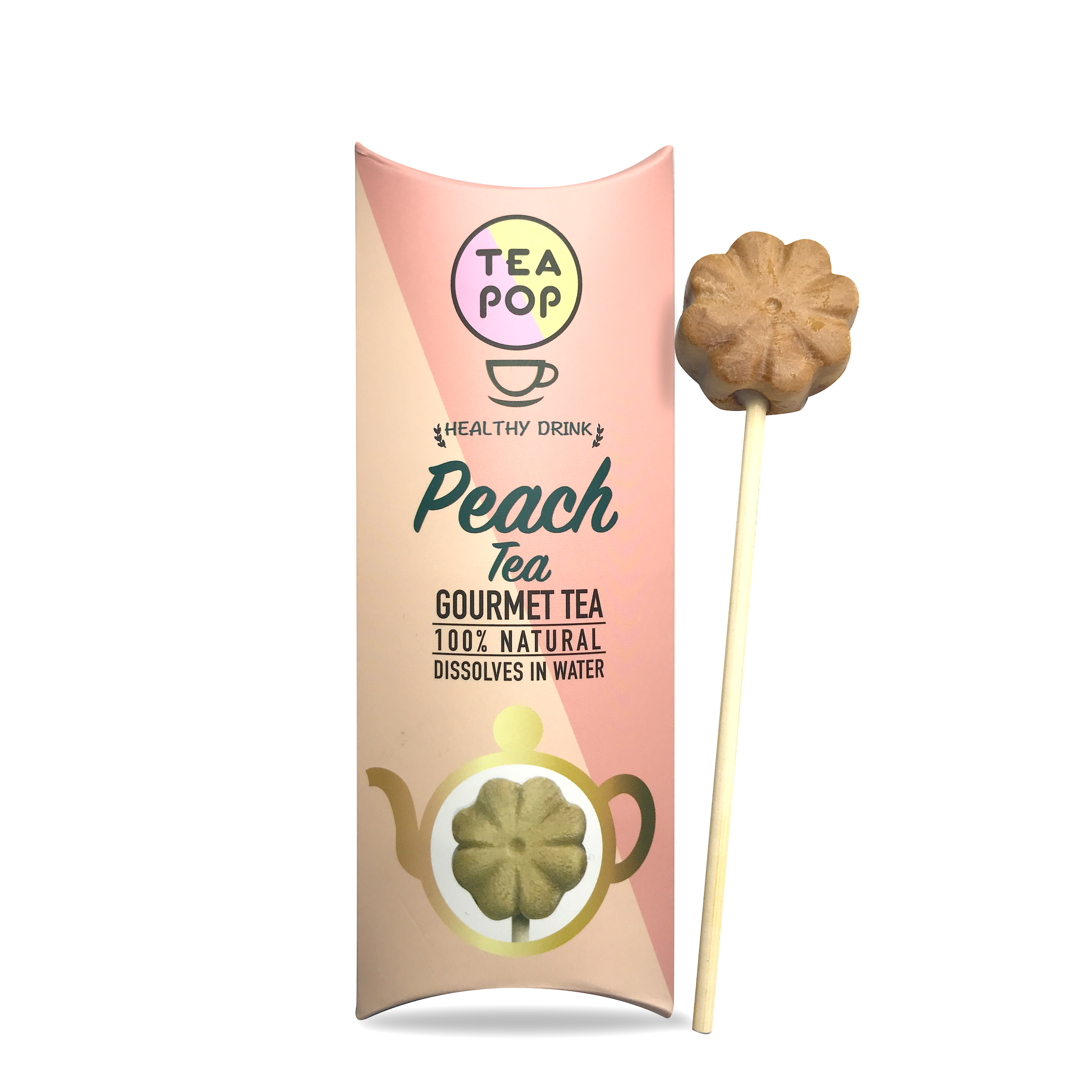Peach TEA on a stick! Crystallised Tea, New Way to Enjoy Delicious ...